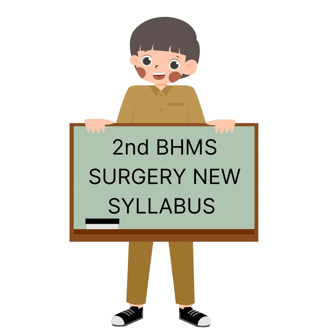 2ND BHMS SURGERY SYLLABUS: A COMPREHENSIVE GUIDE FOR STUDENTS (2022 ...
